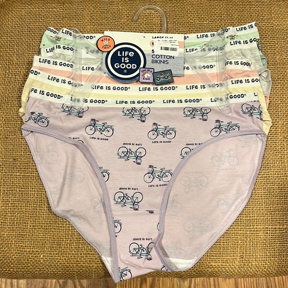 Life Is Good | Accessories | Nwt Life Is Good Girls Cotton Bikinis ...